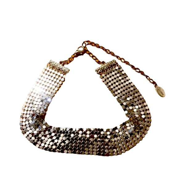 Jewelry | Vintage Guess Silver Mesh Choker | Poshmark